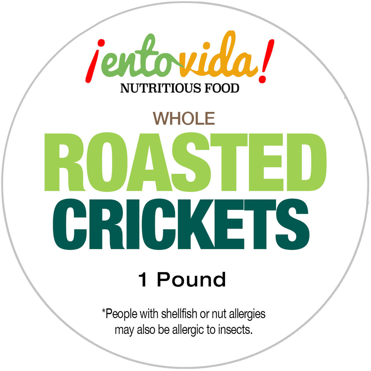 One Pound of Whole Roasted Crickets | Edible Insects | Bugs You Can Ea ...