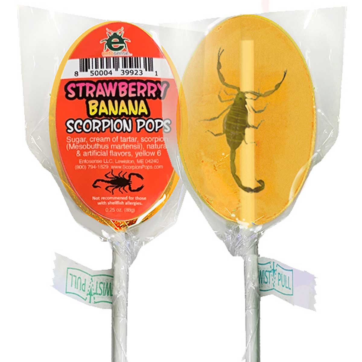 Scorpion Pops | Real Scorpions Encased in a Candy Sucker | All 4 Flavo ...